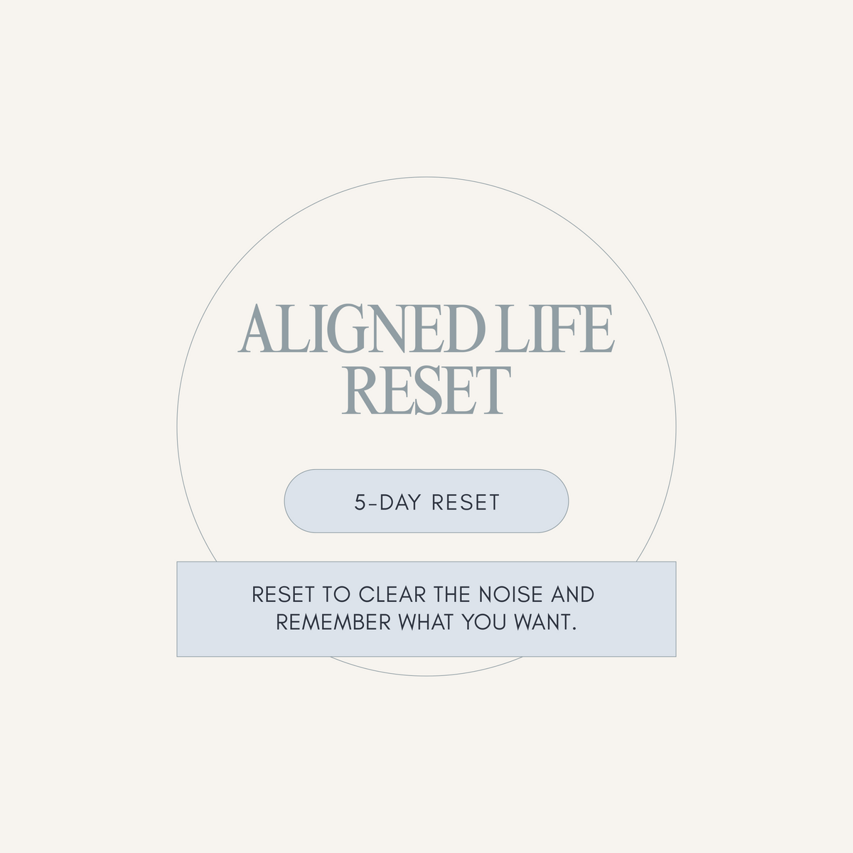 Aligned Life Reset | Self-Made Workshop
